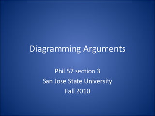 Diagramming arguments | PPT