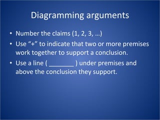 Diagramming arguments | PPT