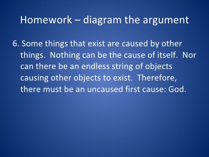 Diagramming arguments