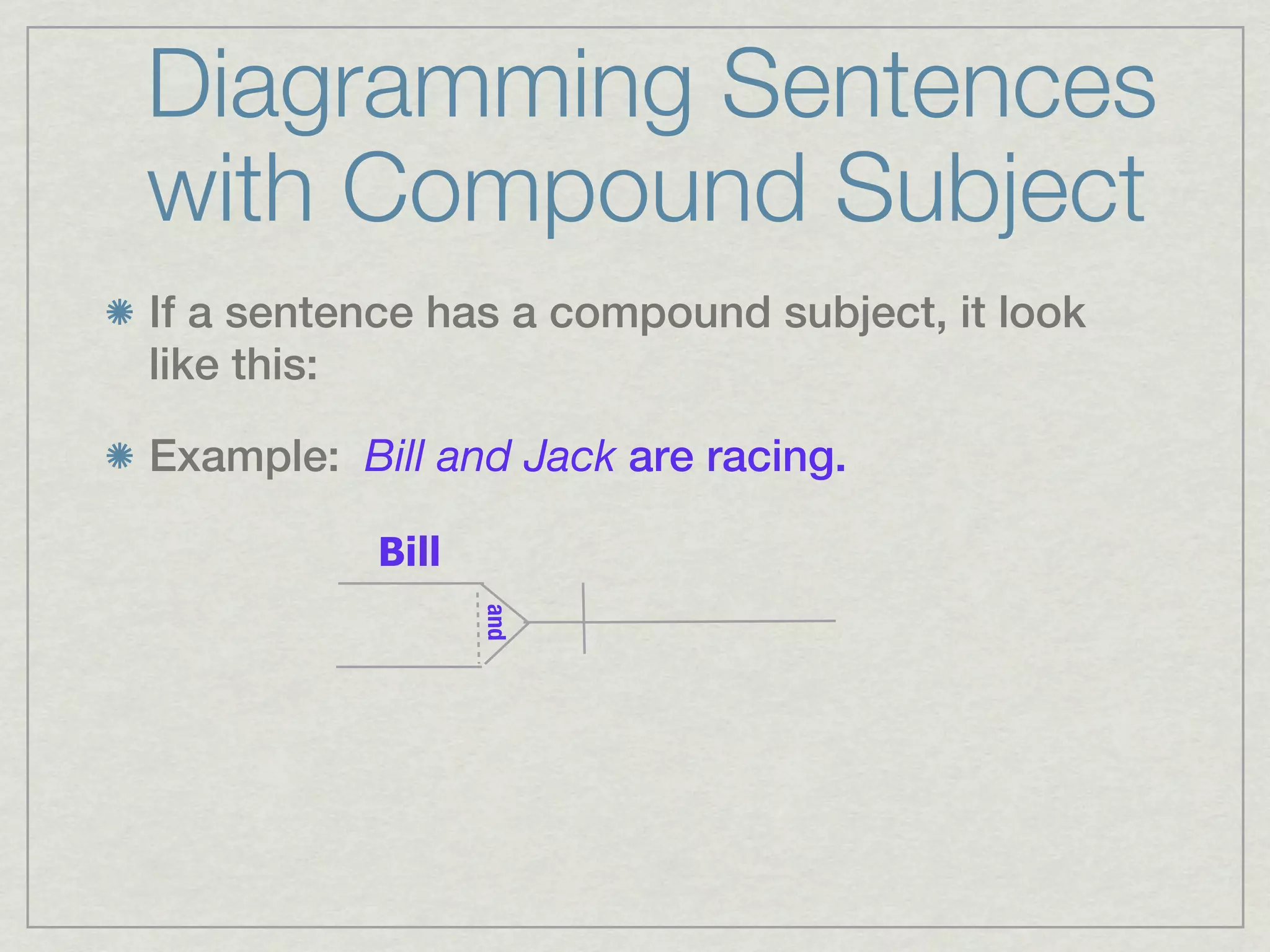 Diagramming sentences 1 | KEY