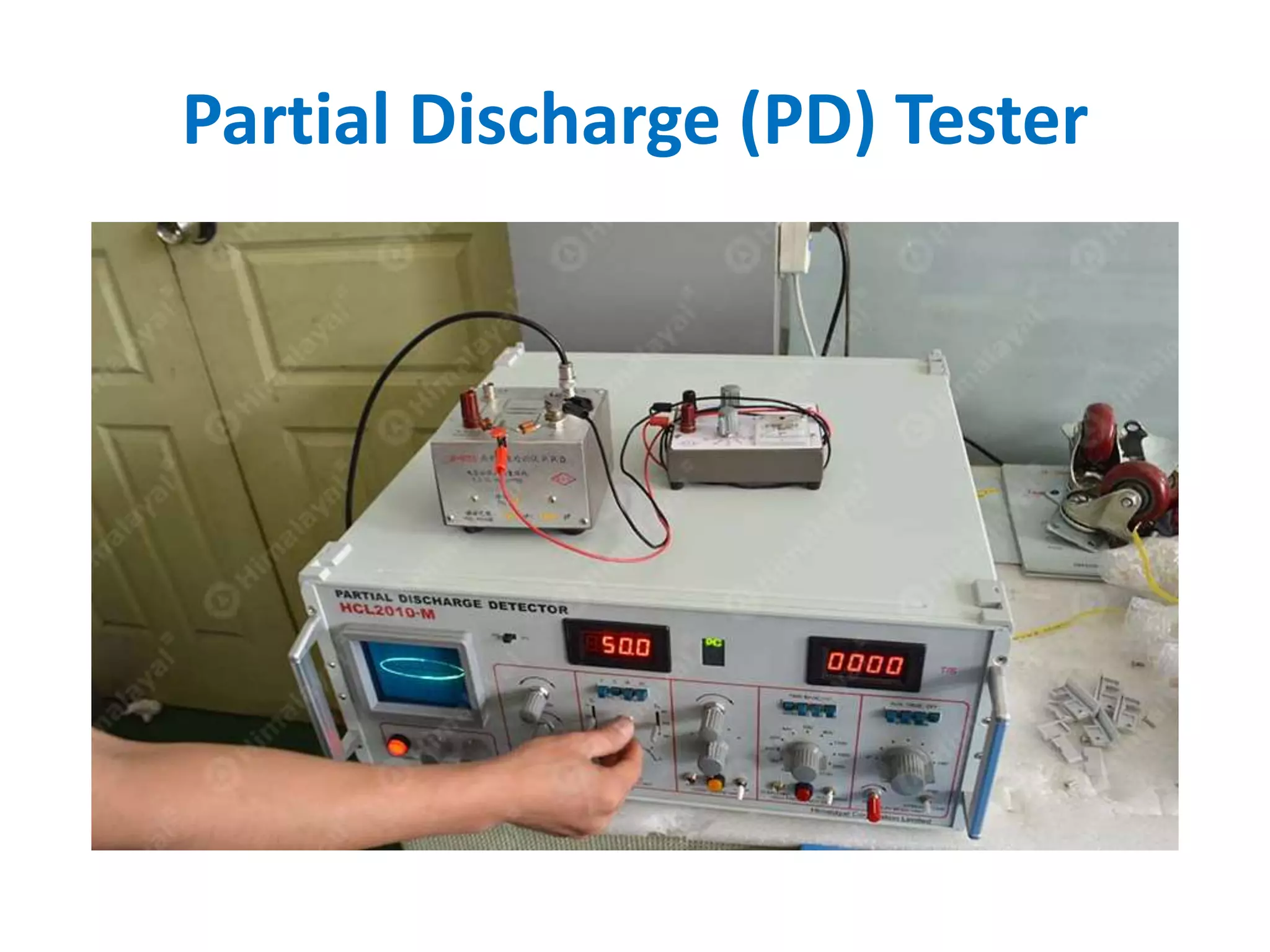 Diagram of Partial Discharge(PD) Tester | PPT