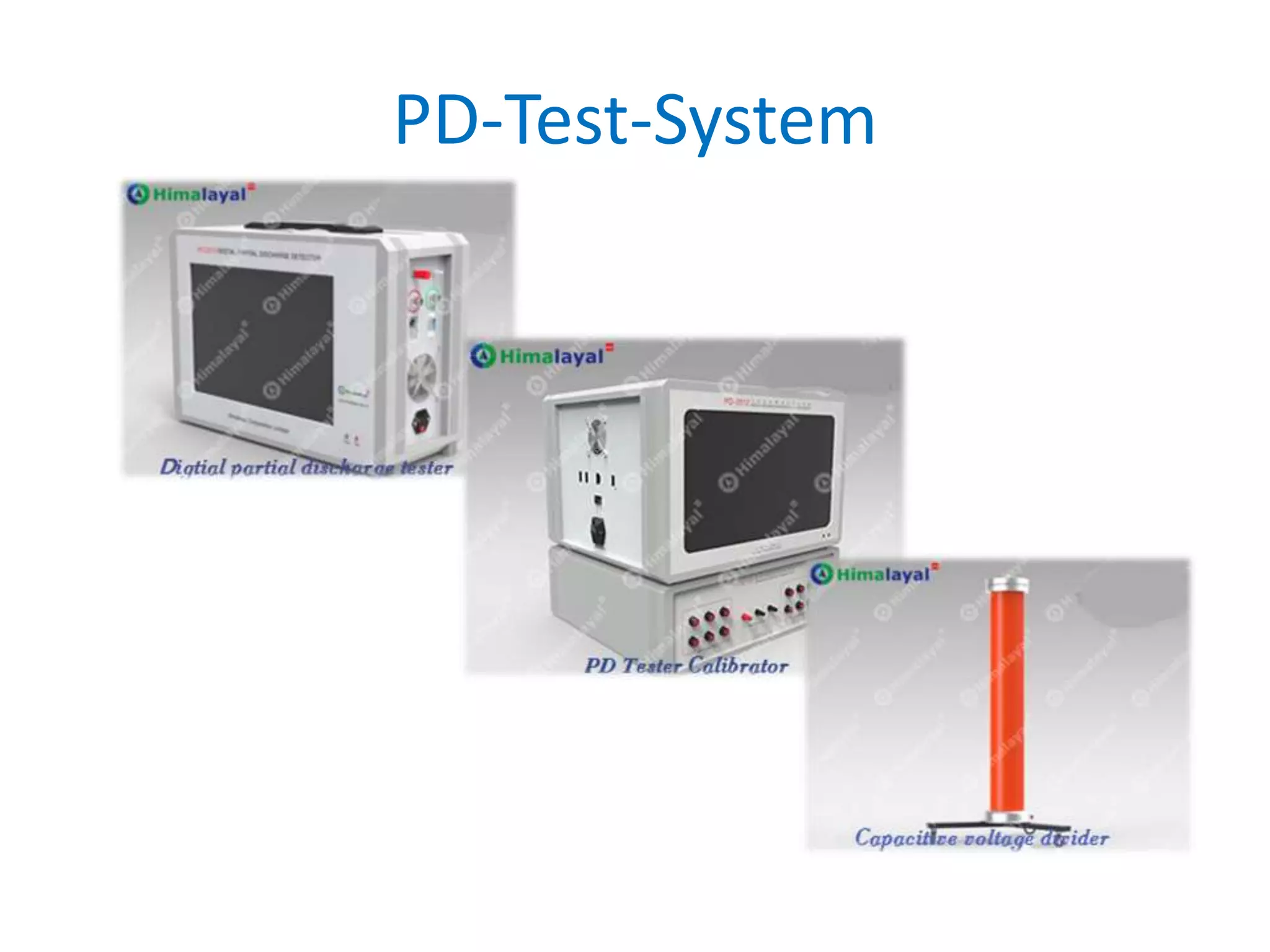 Diagram of Partial Discharge(PD) Tester | PPT