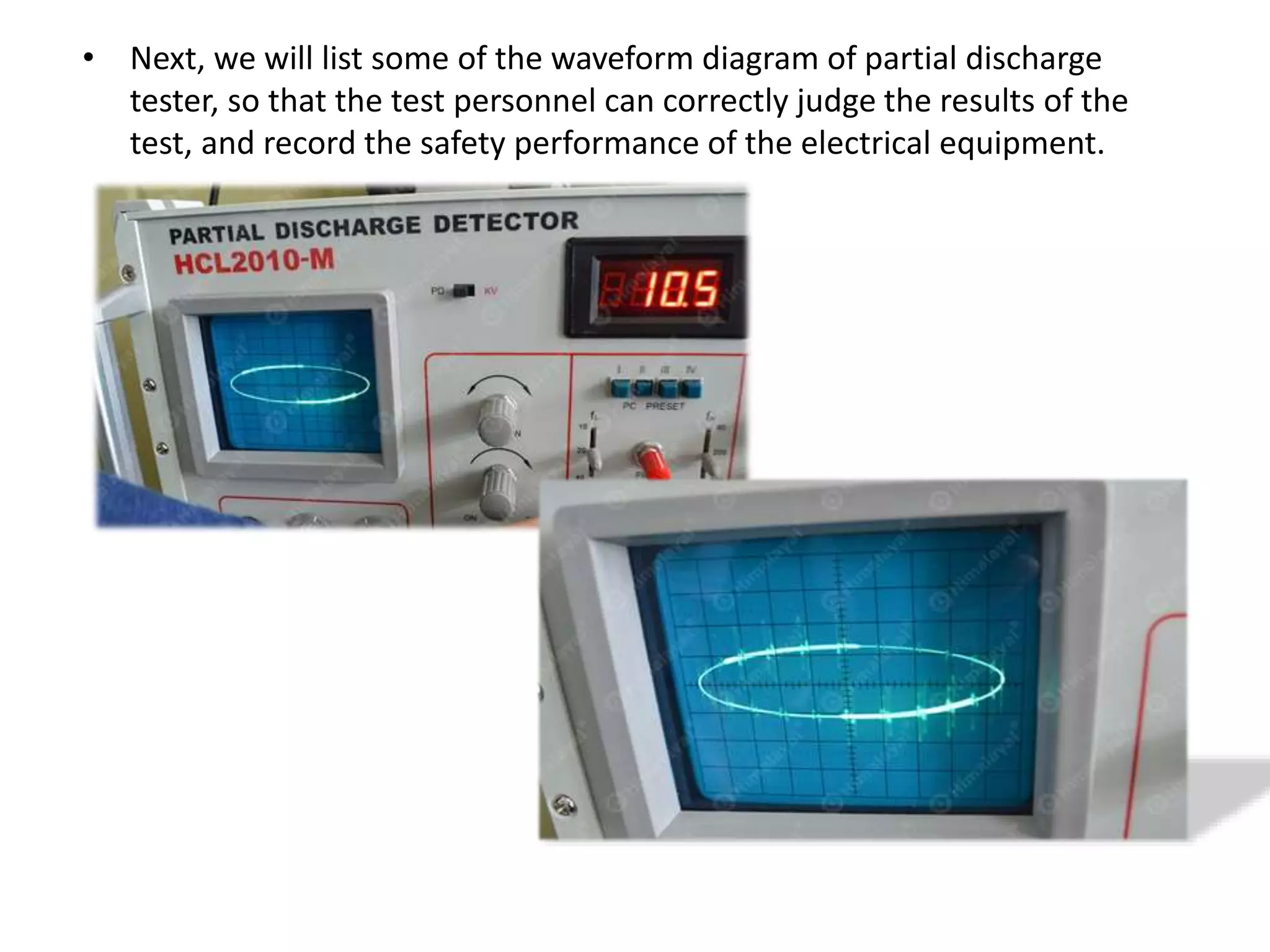 Diagram of Partial Discharge(PD) Tester | PPT