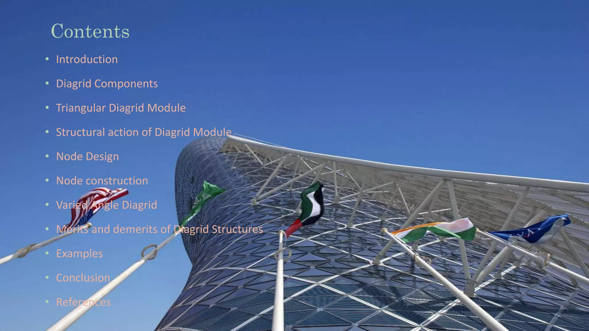 Diagrid structural system | PPTX