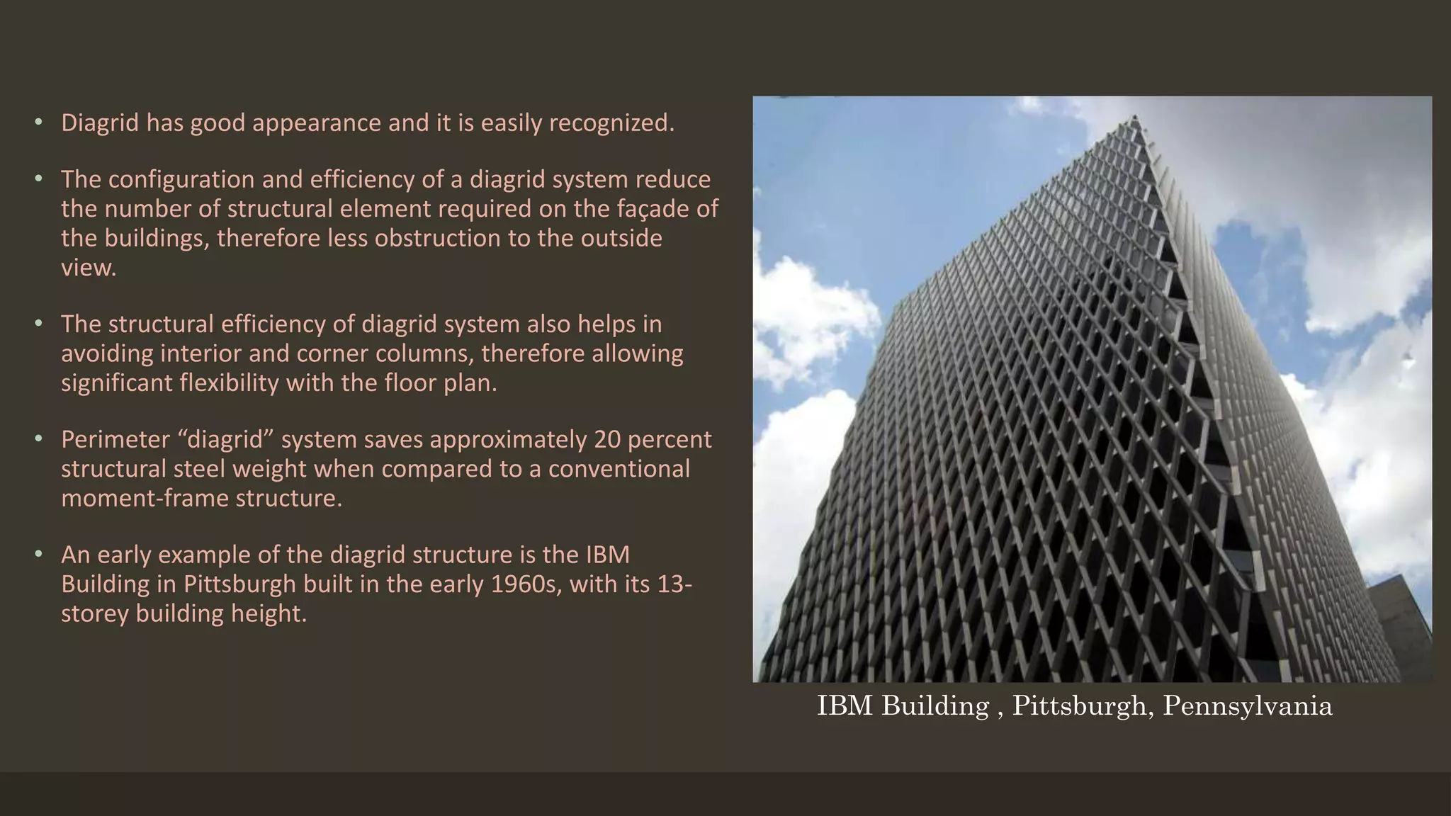 Diagrid structural system | PPTX