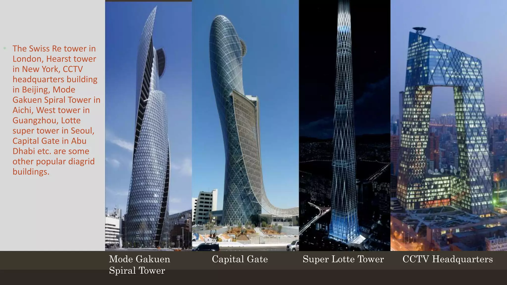 Diagrid structural system | PPTX