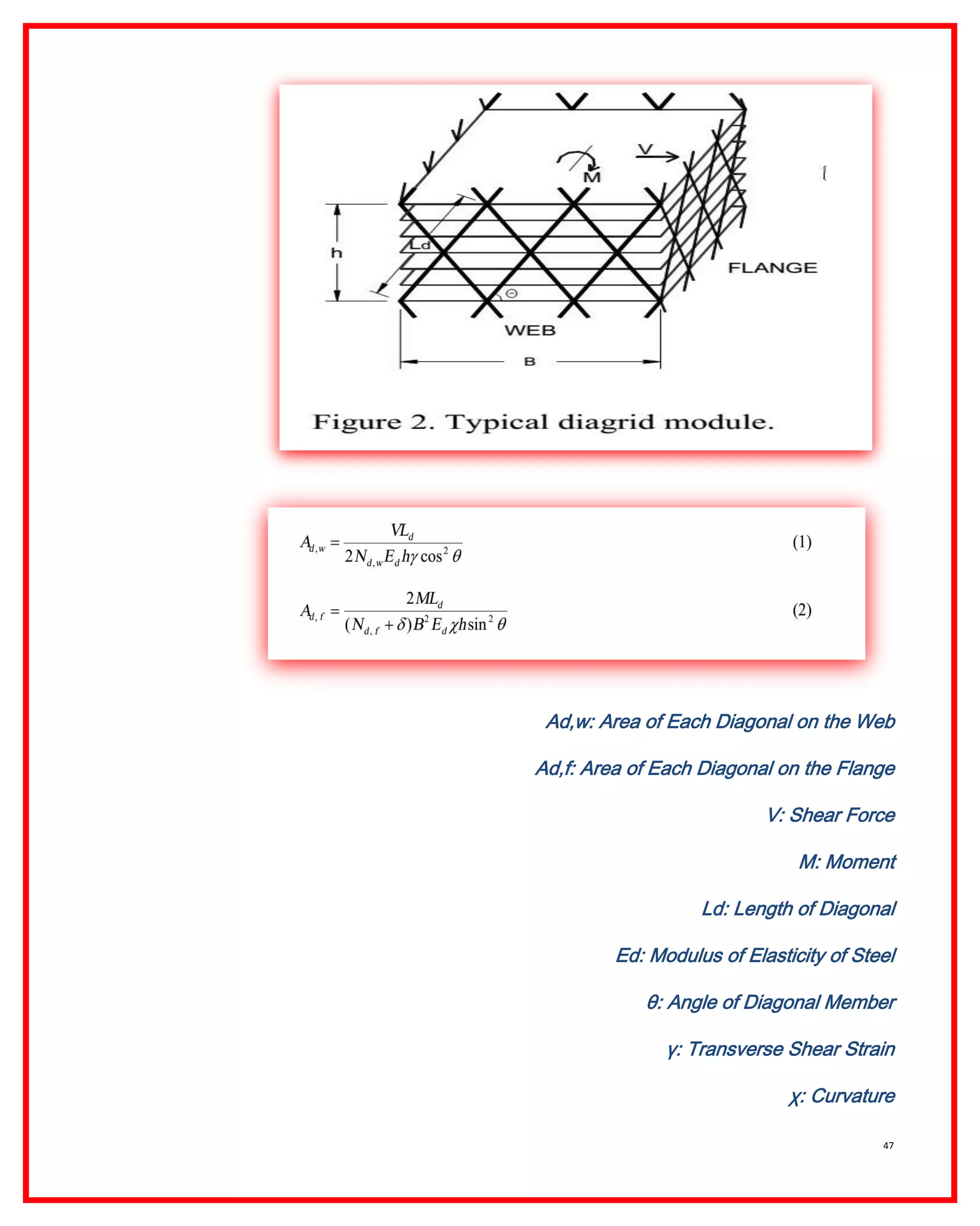 Diagrid structure system - شبكات العقد الاطارية | PDF