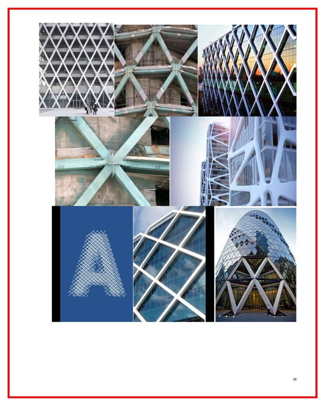 Diagrid structure system - شبكات العقد الاطارية | PDF