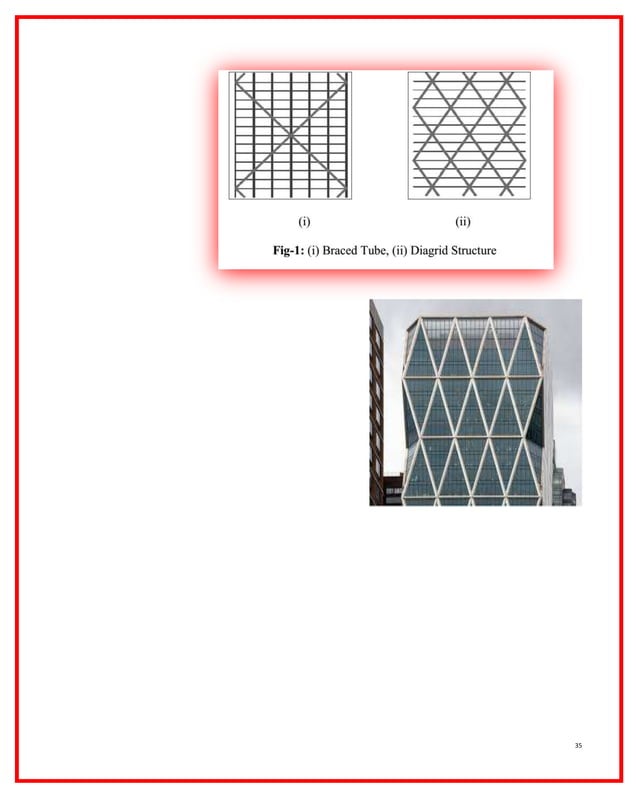 Diagrid structure system - شبكات العقد الاطارية | PDF