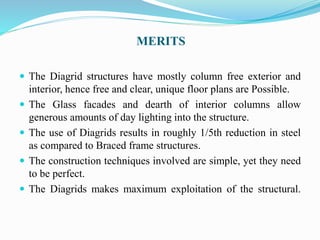 Diagrid, the language of modern day builder | PPTX