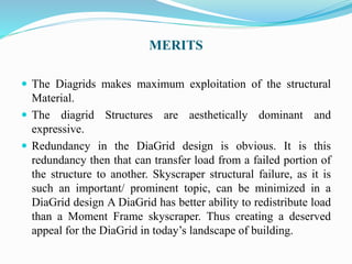 Diagrid, the language of modern day builder | PPTX