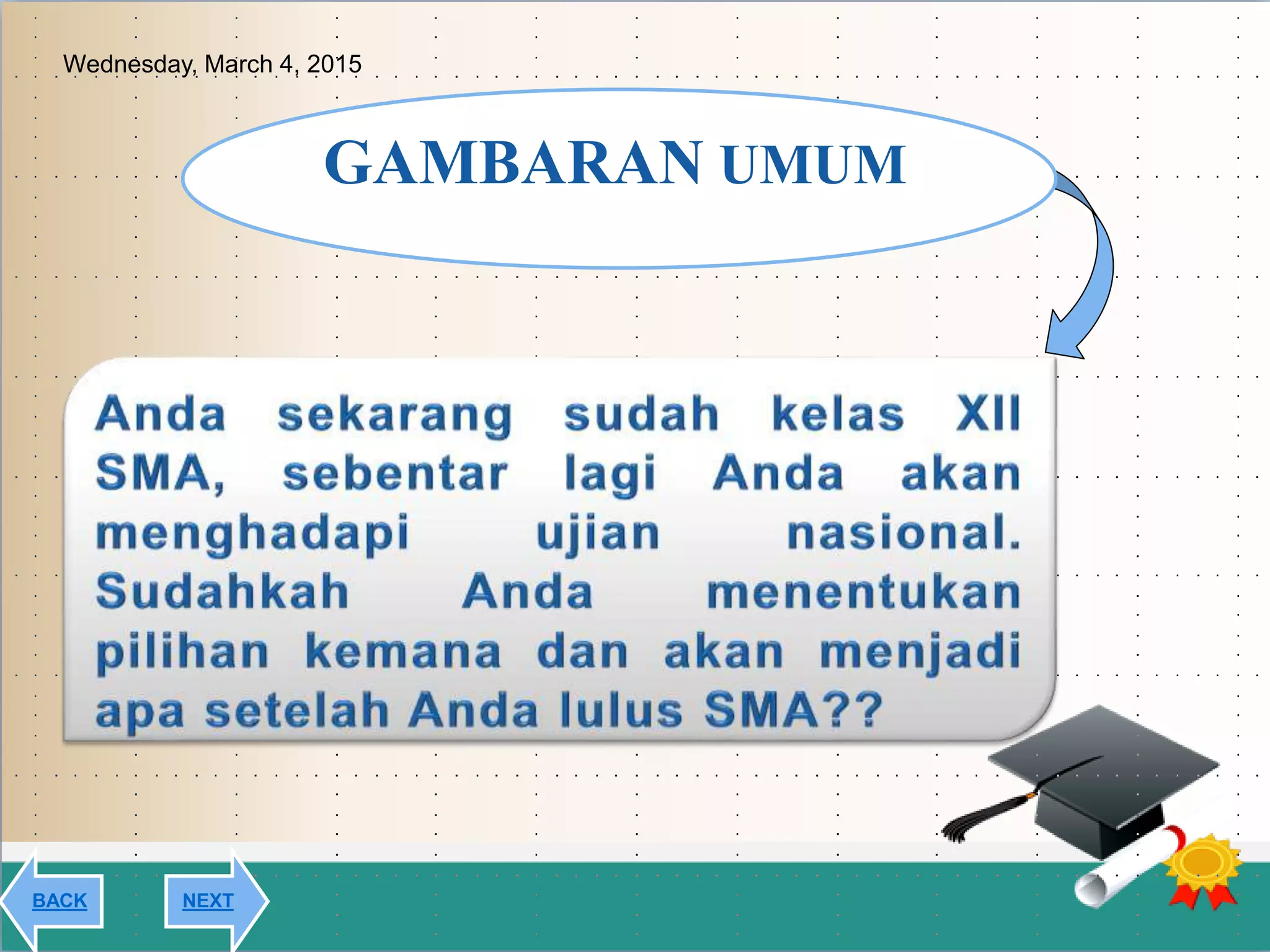 Presentation "Ke Mana Setelah Lulus SMA?" by Diah Eka Cahyani XII IPA 3 ...