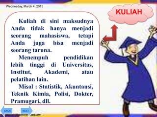Presentation "Ke Mana Setelah Lulus SMA?" by Diah Eka Cahyani XII IPA 3 ...