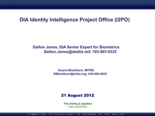Identity Intelligence: From Reactionary Support to Sustained Enabler | PPT