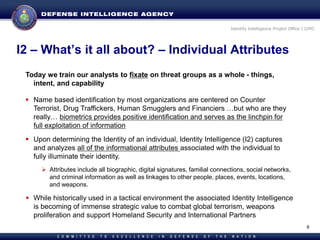 Identity Intelligence: From Reactionary Support to Sustained Enabler | PDF