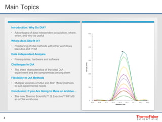 New DIA Workflows for Ultimate Flexibility in LCMS Proteomics | PDF