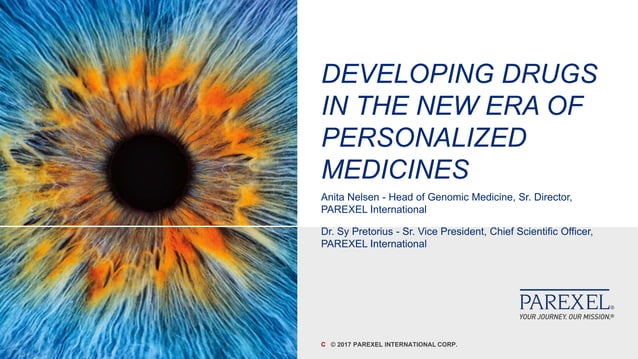 Developing Drugs in the New Era of Personalized Medicines | PPTX