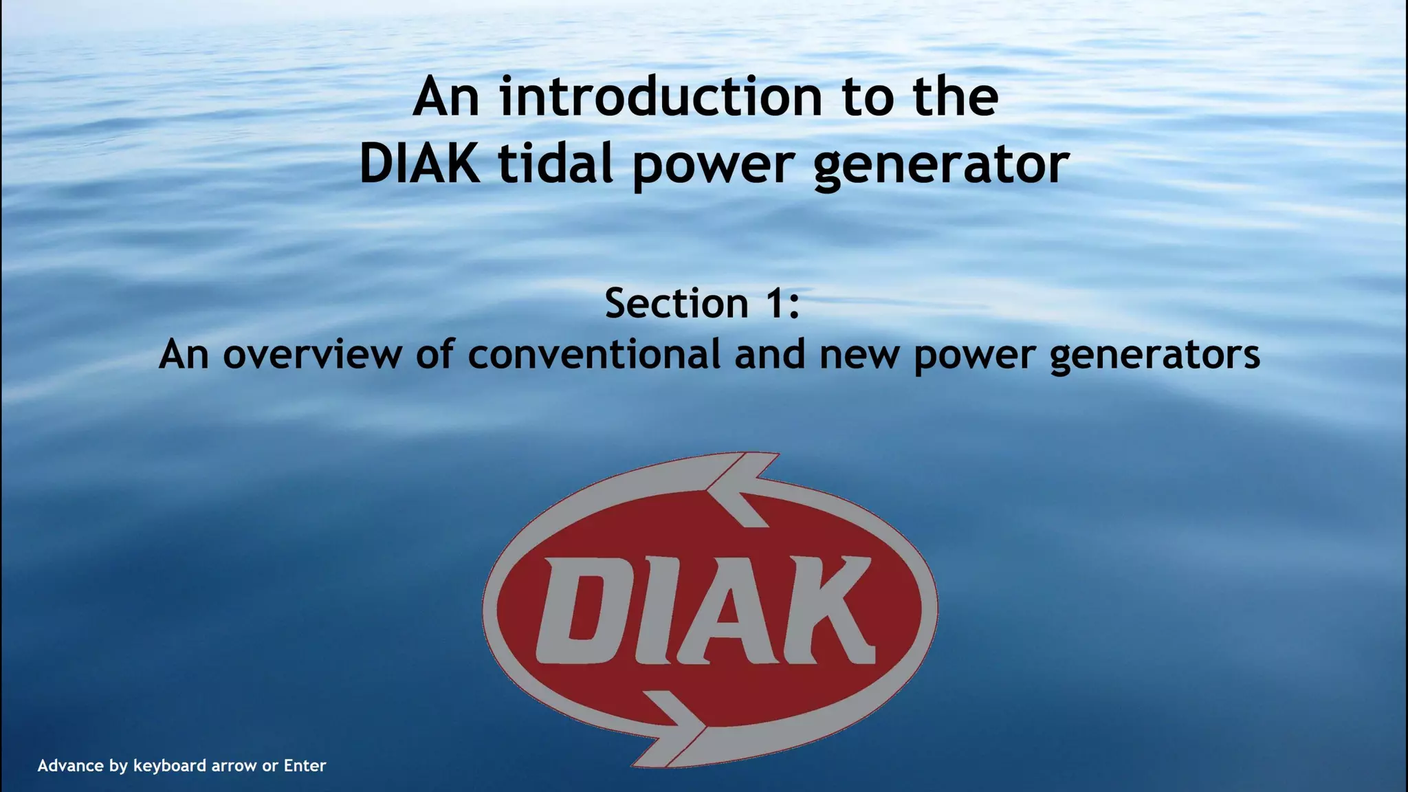 Introduction to Diak tidal power generator | PDF