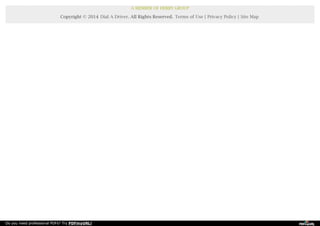 Dial a driver request a booking for driver | PDF