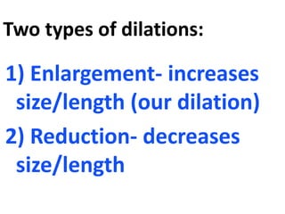 Dialations and review | PPT