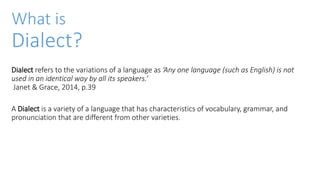 Dialect | PPT