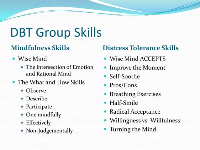 What is DBT? | PPTX | Mental Health | Diseases and Conditions