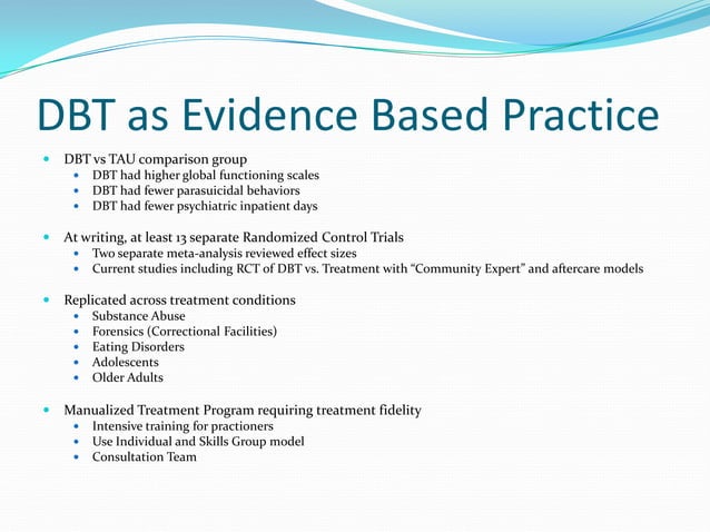 What is DBT? | PPTX | Mental Health | Diseases and Conditions