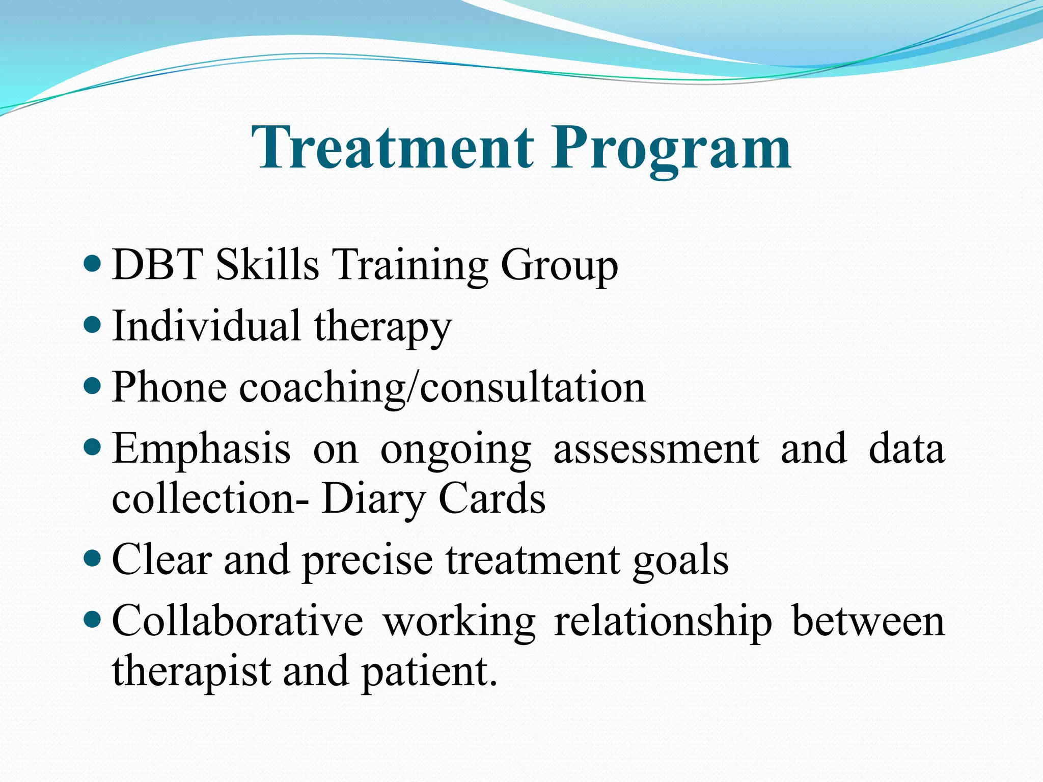 Dialectical behavior therapy (2) | PPTX
