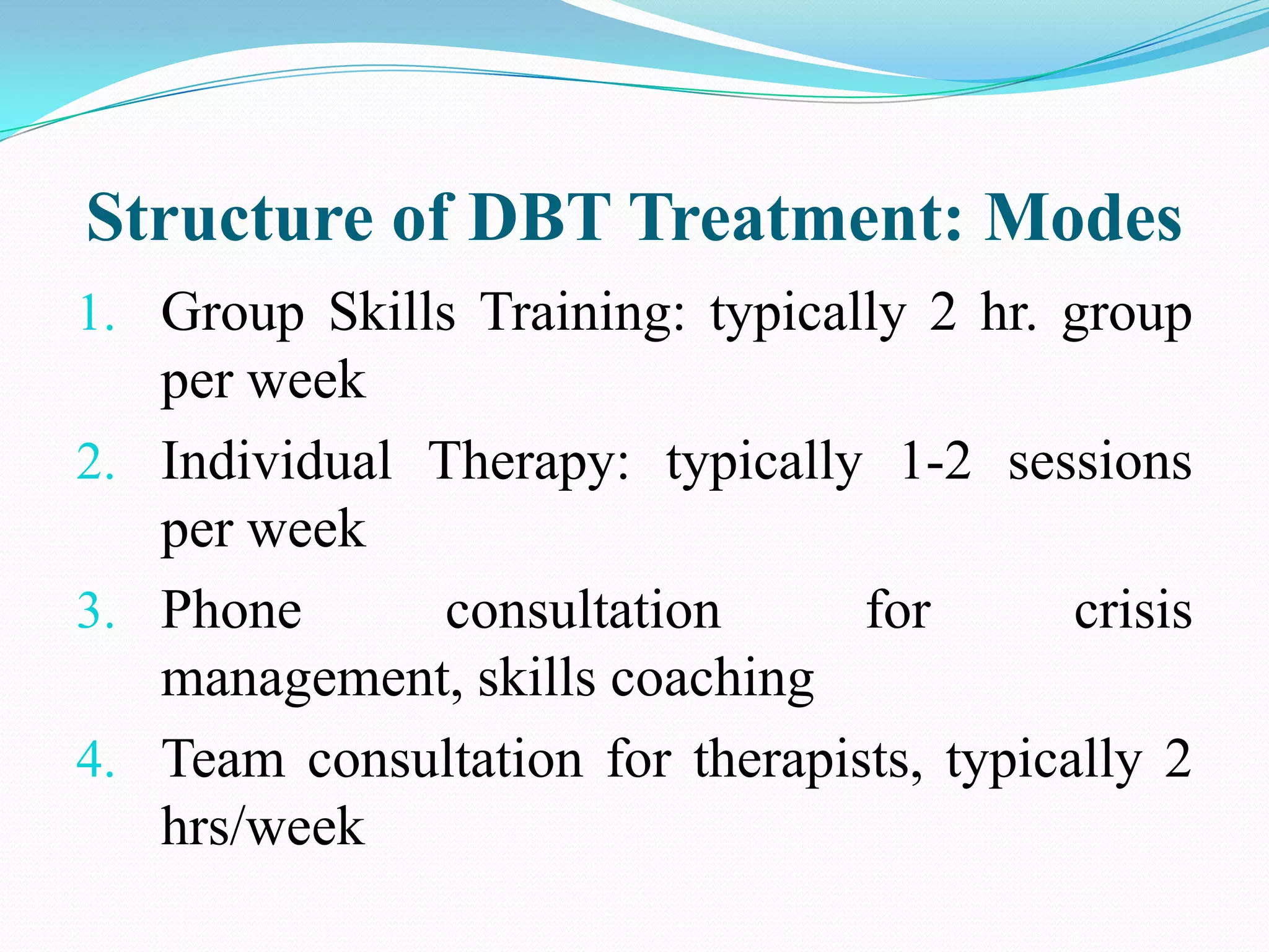 Dialectical behavior therapy (2) | PPTX