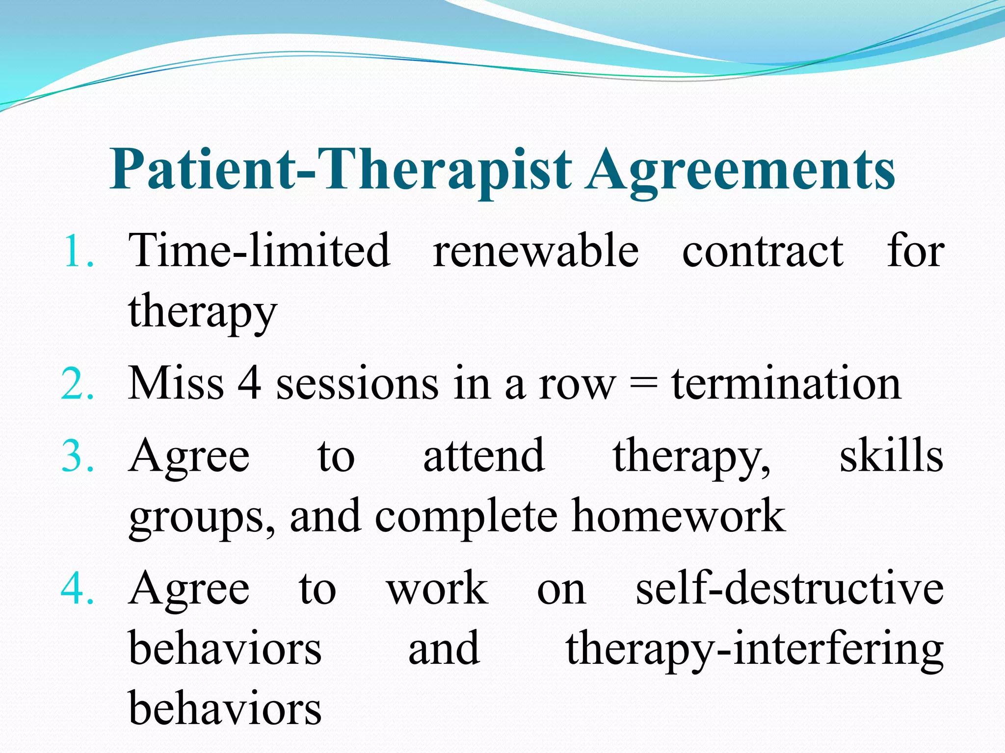 Dialectical behavior therapy (2) | PPTX
