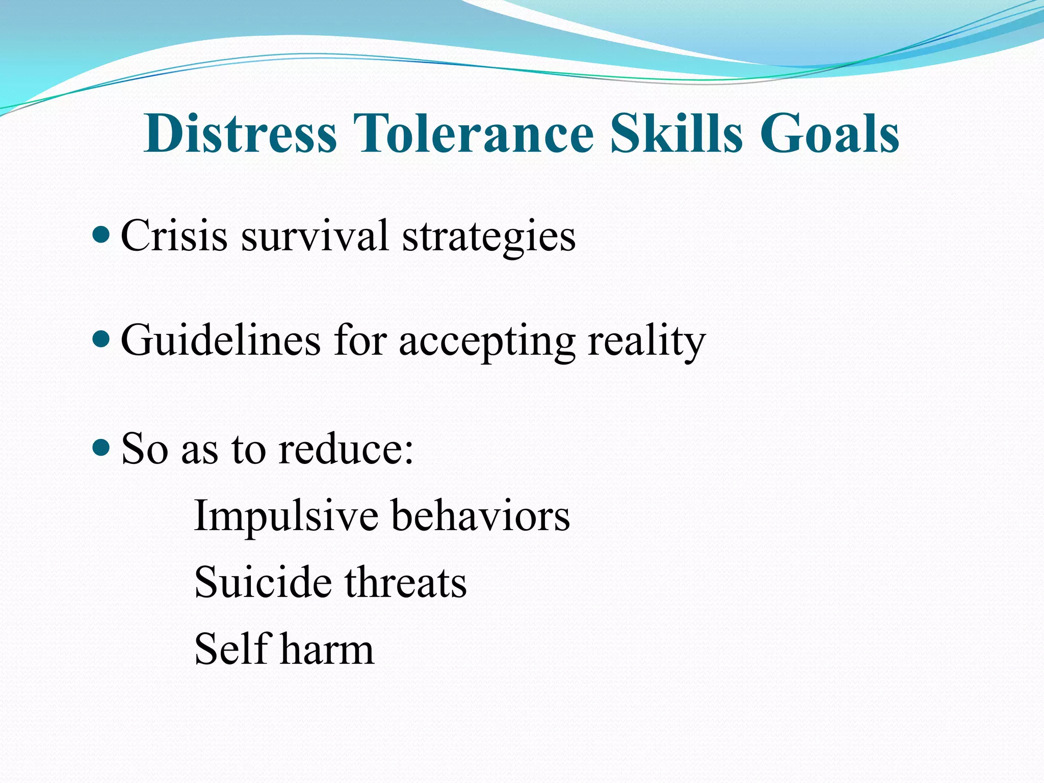 Dialectical behavior therapy (2) | PPTX