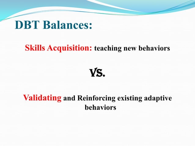 Dialectical behavior therapy (2) | PPTX