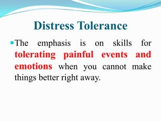 Dialectical behavior therapy (2) | PPTX