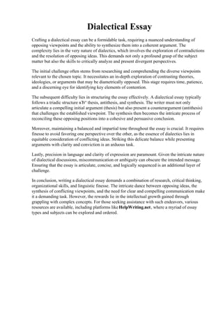 Dialectical Essay.pdf