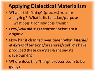 Dialectical Materialism: An Introduction to Marx's Political Philosophy ...