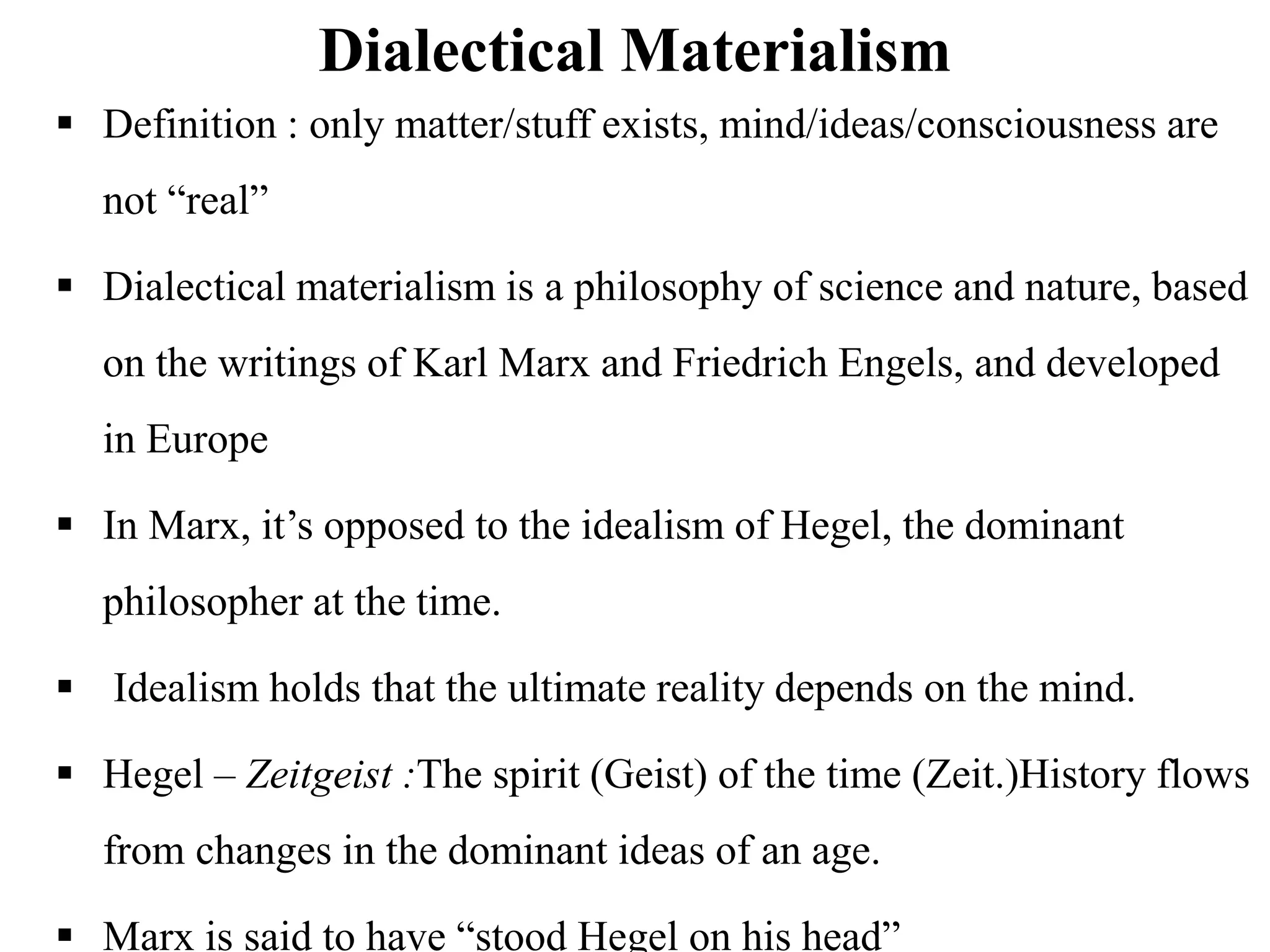 Dialectical materialism by Man Bahadur Shahi | PPTX