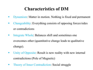 Dialectical materialism by Man Bahadur Shahi | PPTX