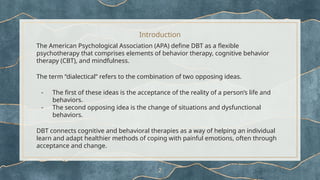 Dialectical Behavior Therapy (DBT): Building Emotional Balance ...