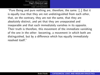 Dialectics | PDF