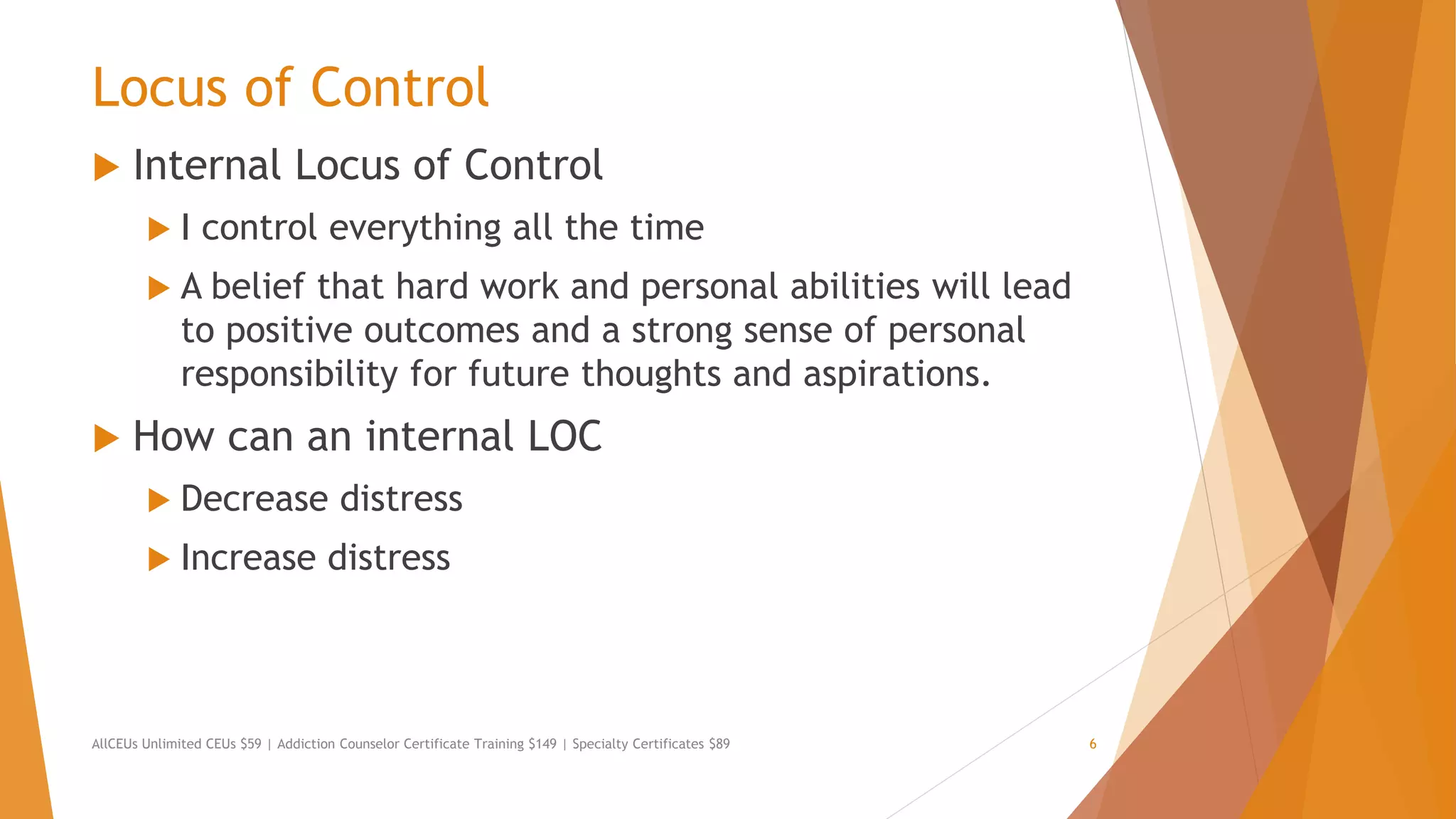 Dialectics and Locus of Control | PPT