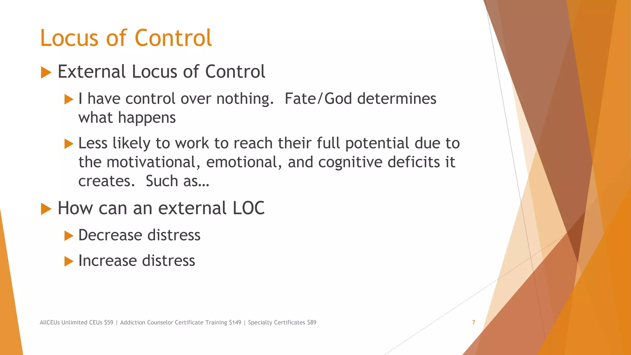 Dialectics and Locus of Control | PPTX