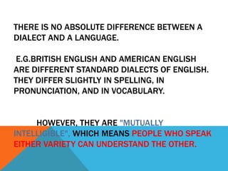 Dialect | PPT