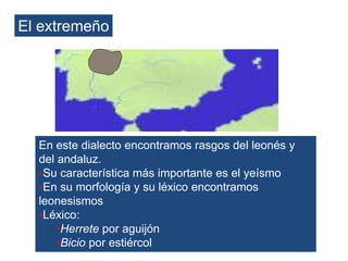 Dialectos del castellano | PPT