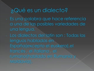 Dialectos y dialectos de españa | PPTX | South America Travel | Travel ...