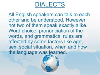 Dialects | PPTX