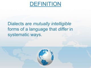 Dialects | PPT