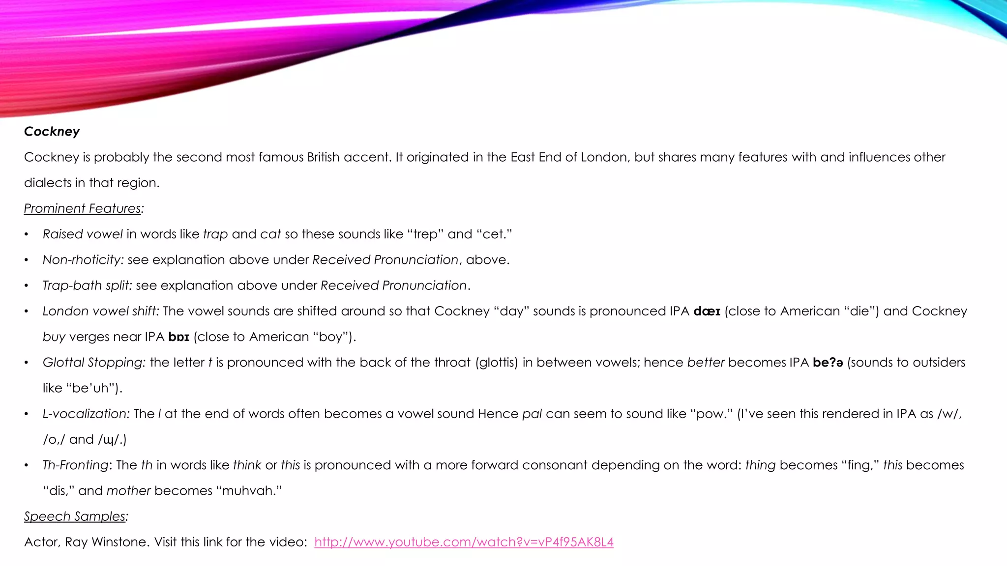 Dialects and Accents | PPTX