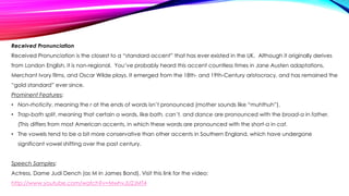 Dialects and Accents | PPTX