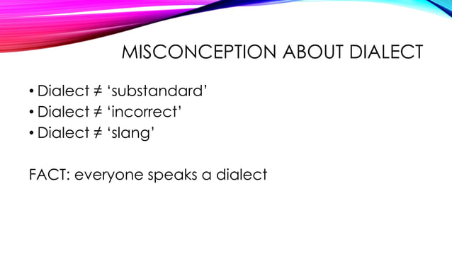 Dialects and Accents | PPTX