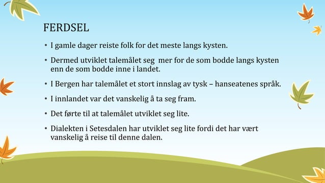 Dialekter | PPT